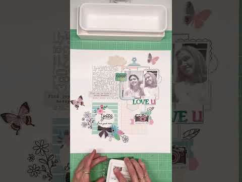 How to Create a Grid Layout with Pocket Life Cards | 12x12 Scrapbook ...