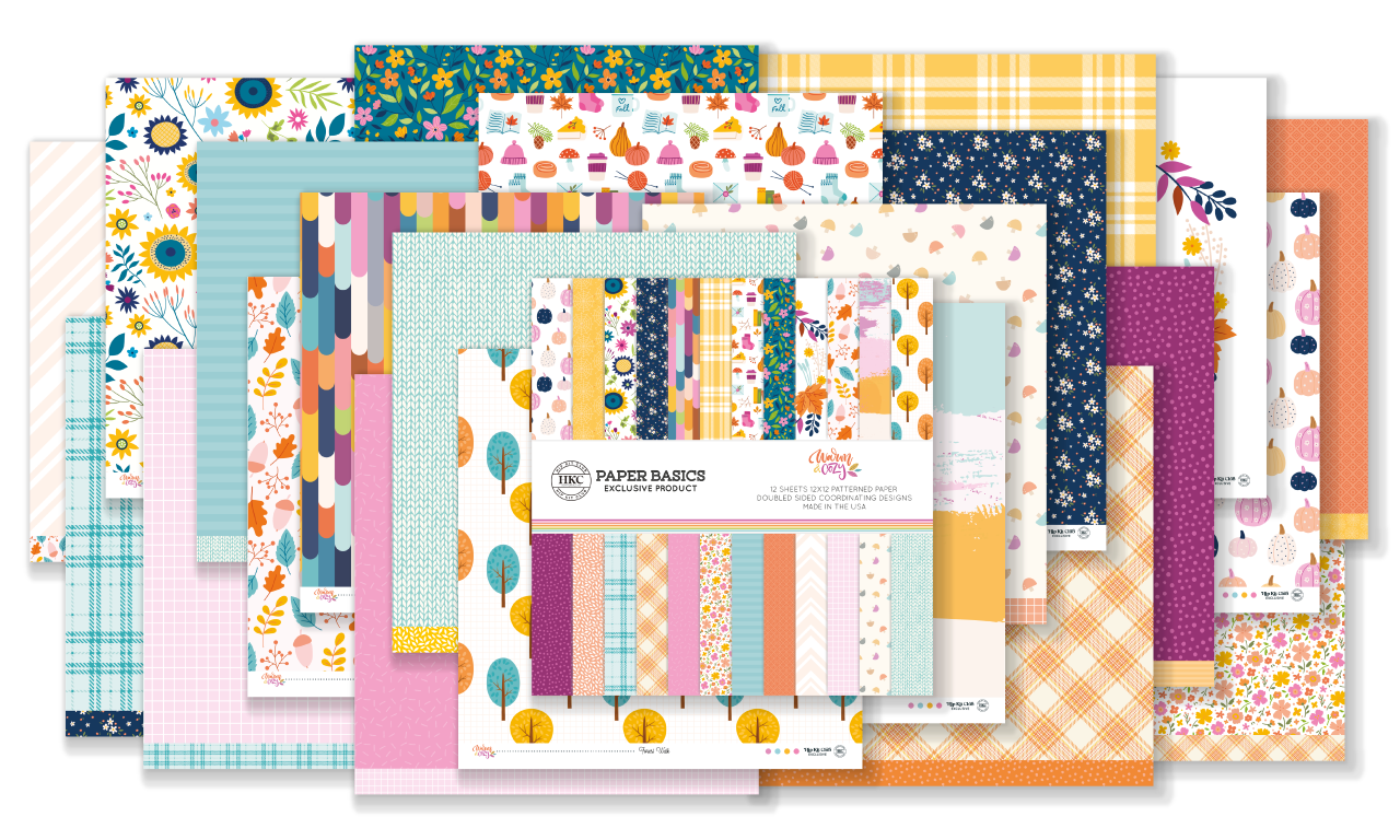 Patterned Paper Scrapbooking Kits – Hip Kits