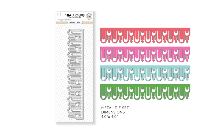 November 2025 Fancy Border Metal Die Set – Hip Kits