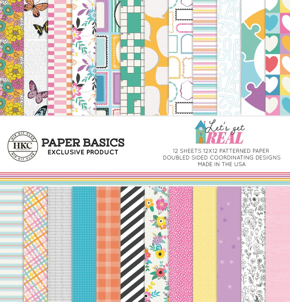 Patterned Paper Kits for Scrapbooking | Hip Kits