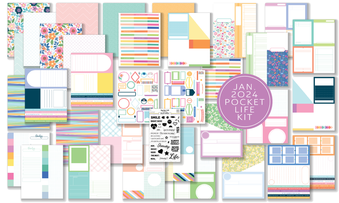 January 2024 Project Life Kit – Hip Kits