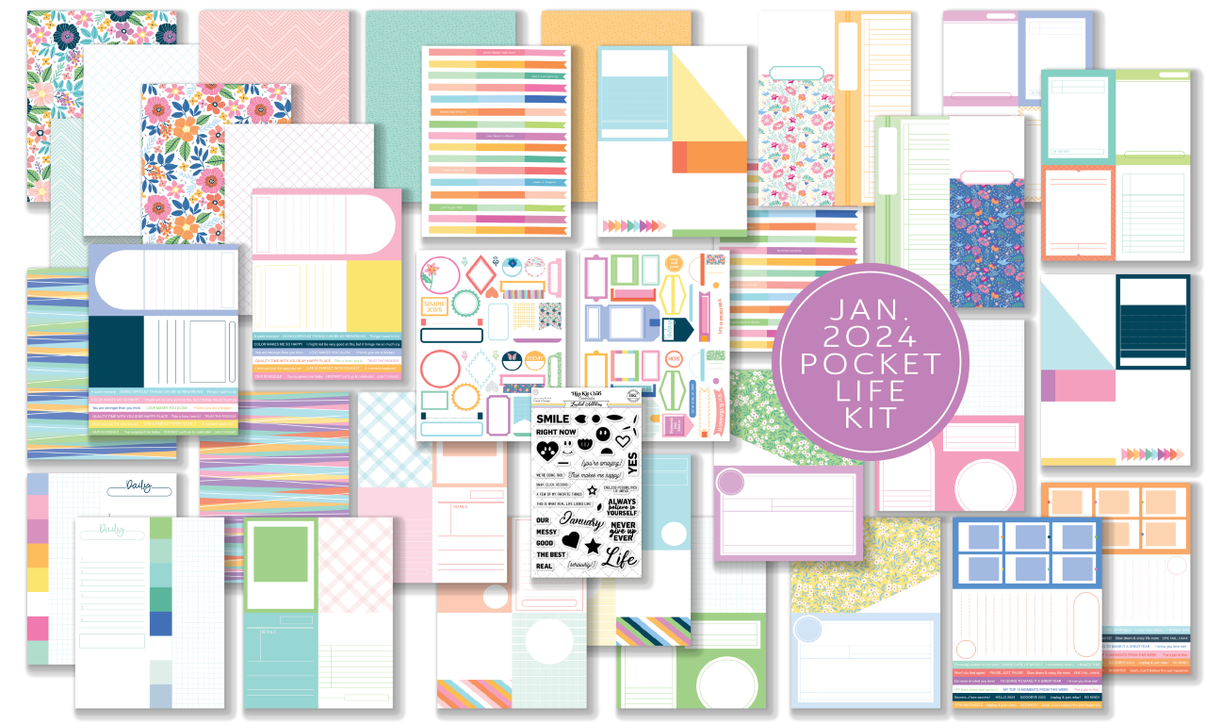 January 2024 Project Life Kit – Hip Kits