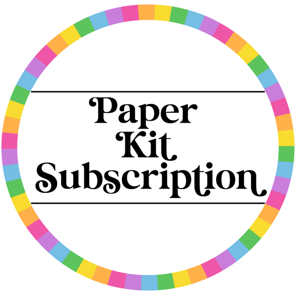 Patterned Paper Kit Subscription – Hip Kits